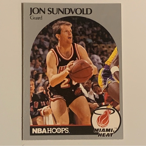 NBA HOOPS | Toys | 99 Nba Hoops Miami Heat Jon Sundvold 172 | Poshmark